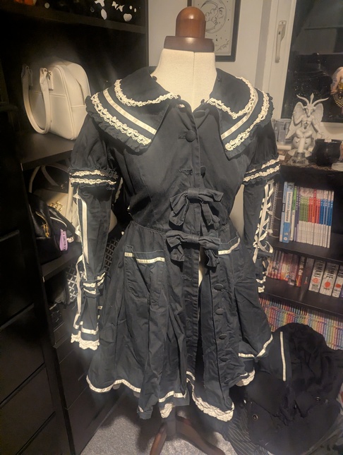 BTSSB Red Riding Hood OP Black x White (missing items) - Dresses - Lace ...