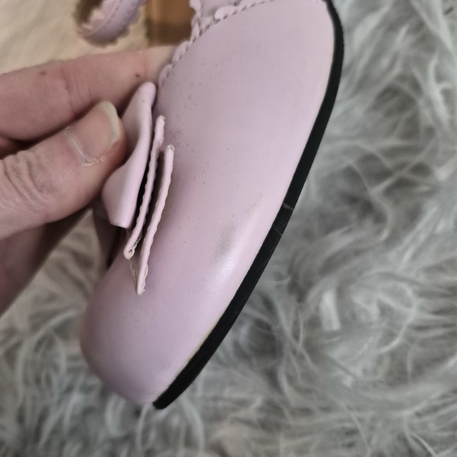 Off Brand Scalloped Cut Ribbon Shoes in pink size 24.5 - Shoes - Lace ...