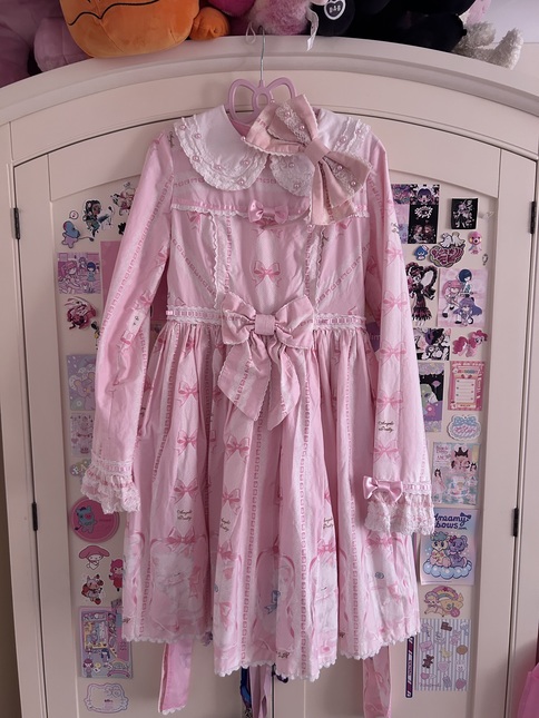 Vanilla Chan OP + KC Pink - Dresses - Lace Market: Lolita Fashion Sales