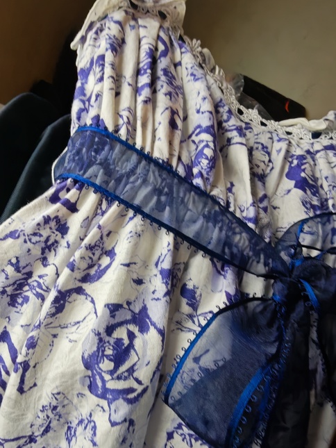 Moi meme Moite Rose Print Gathered Sundress - Dresses - Lace Market ...