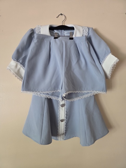 DML Bolero Layered Frill Set-up Sax L - Blouses - Kei Market: Buy and ...