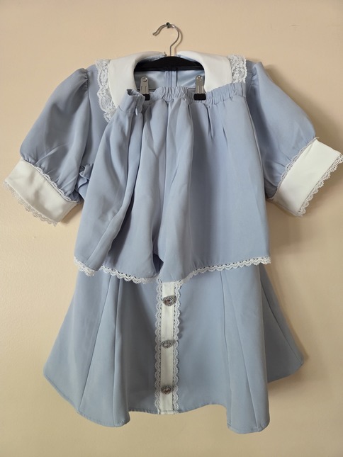 DML Bolero Layered Frill Set-up Sax L - Blouses - Kei Market: Buy and ...