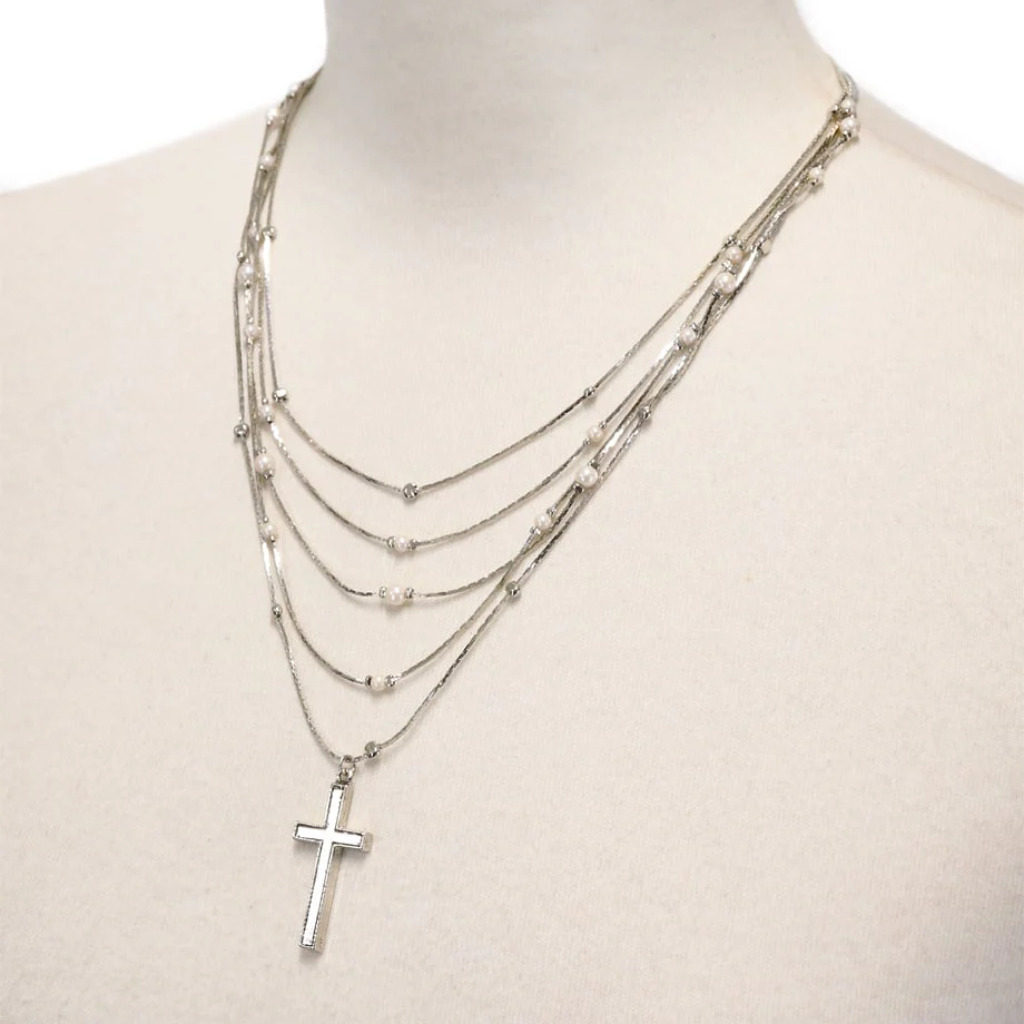 Sheglit Holy Cross Layer Necklace NWT - Jewelry - Lace Market: Lolita ...