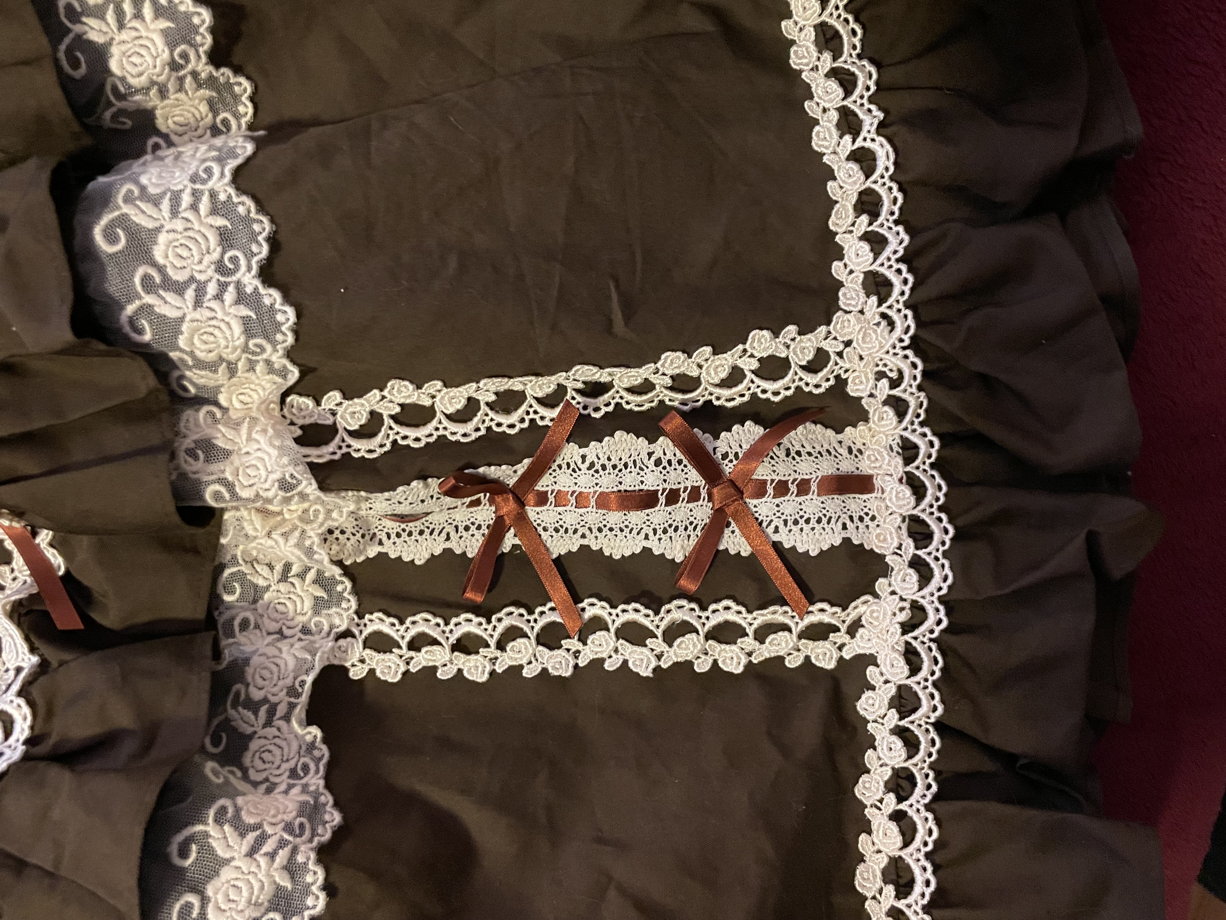 Maxicimam Magical Flute Marionette Skirt, brown, NWOT - Skirts - Lace ...