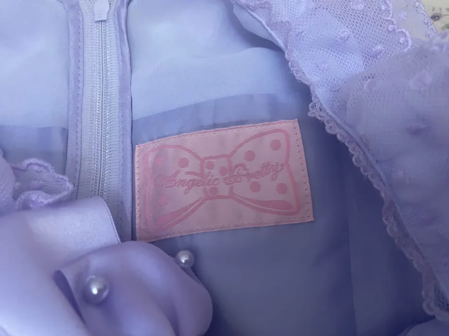 Angelic Pretty Jewel Marine OP set in Lavender - One Piece - Lace ...