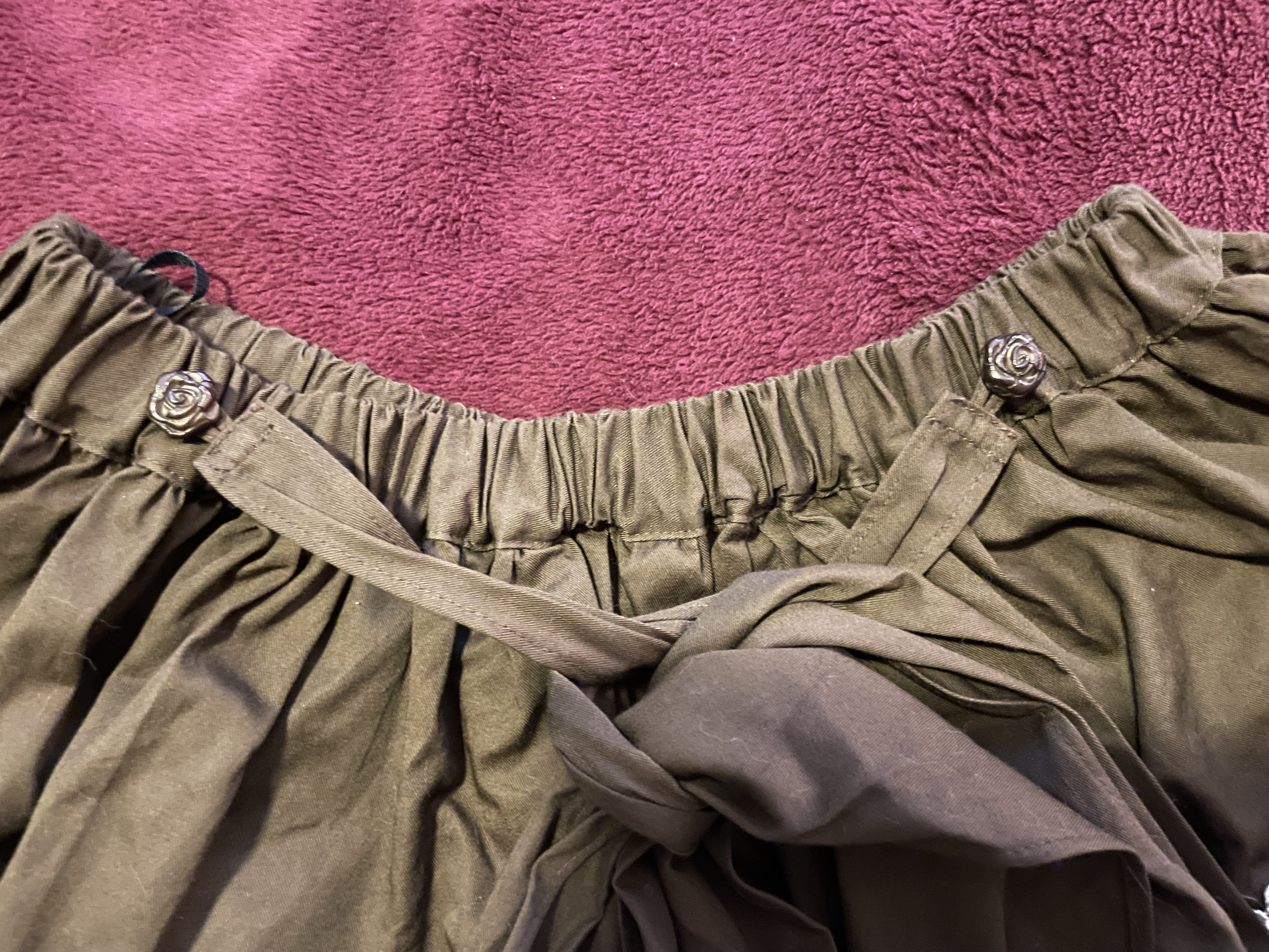 Maxicimam Magical Flute Marionette Skirt, brown, NWOT - Skirts - Lace ...