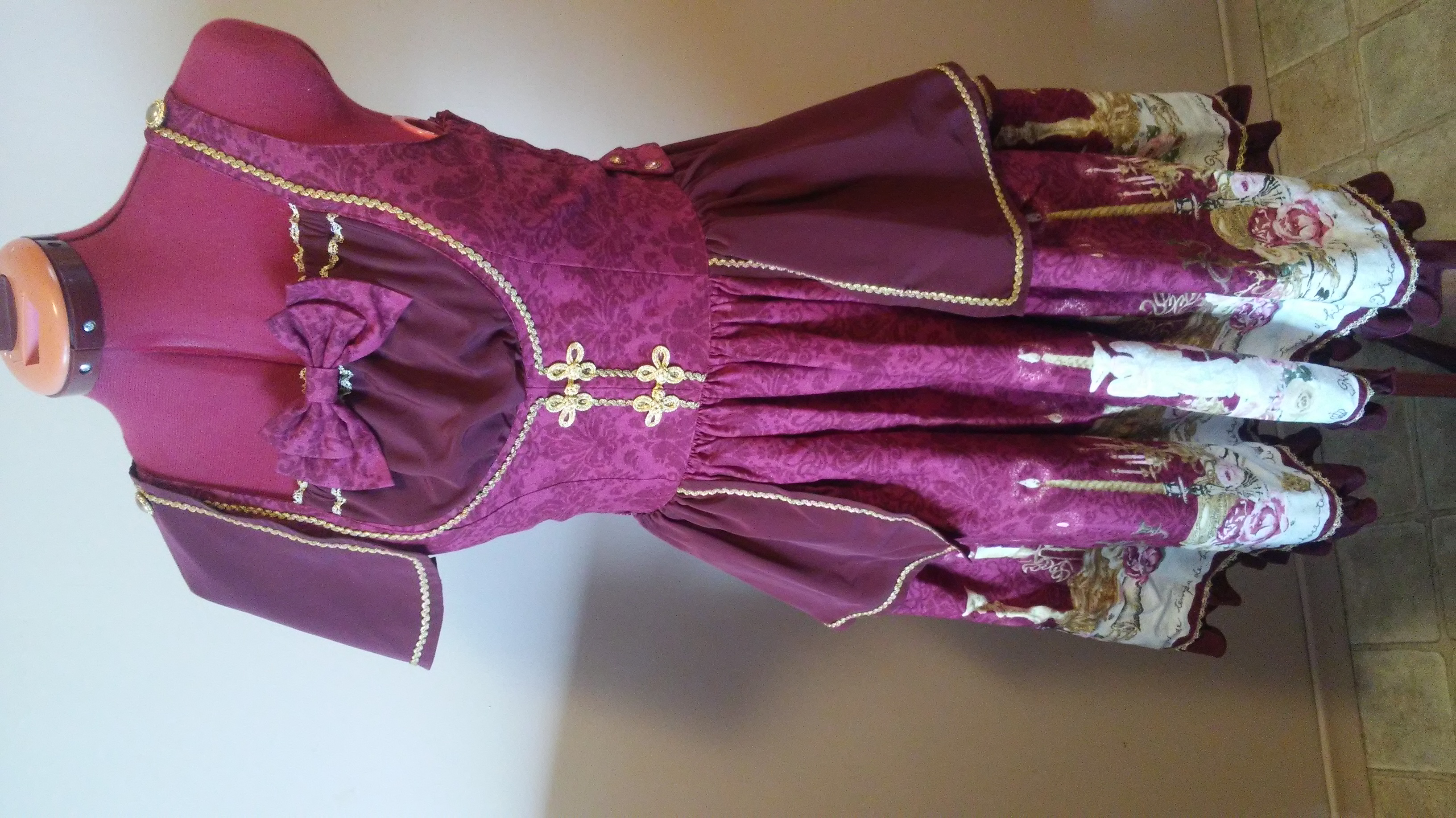 Metamorphose - Dim Light Holy JSK (2021) in Bordeaux - Dresses - Lace ...