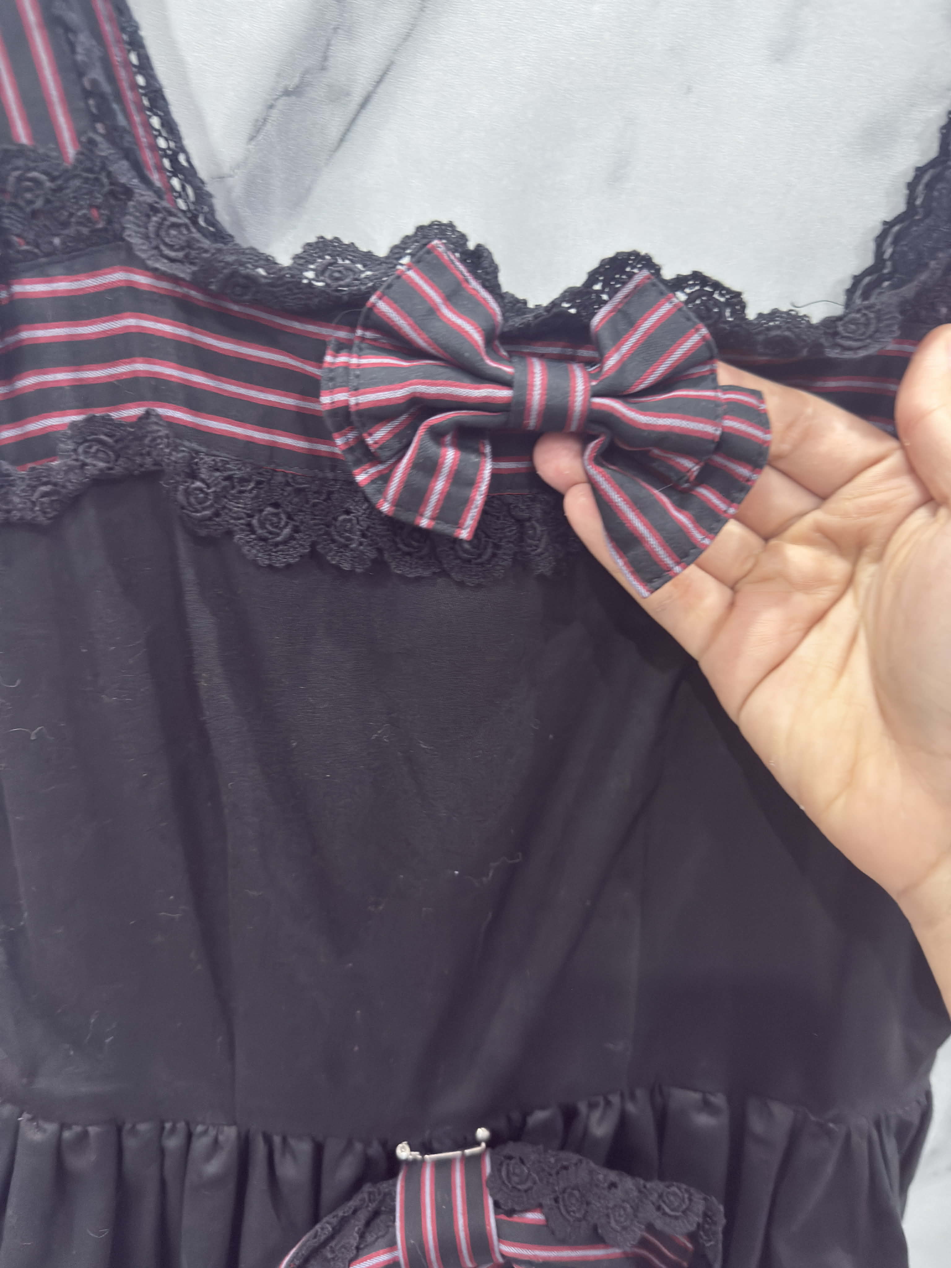 Closet Clearance - BBTSB Stripped Red JSK - Jumperskirt - Lace Market ...