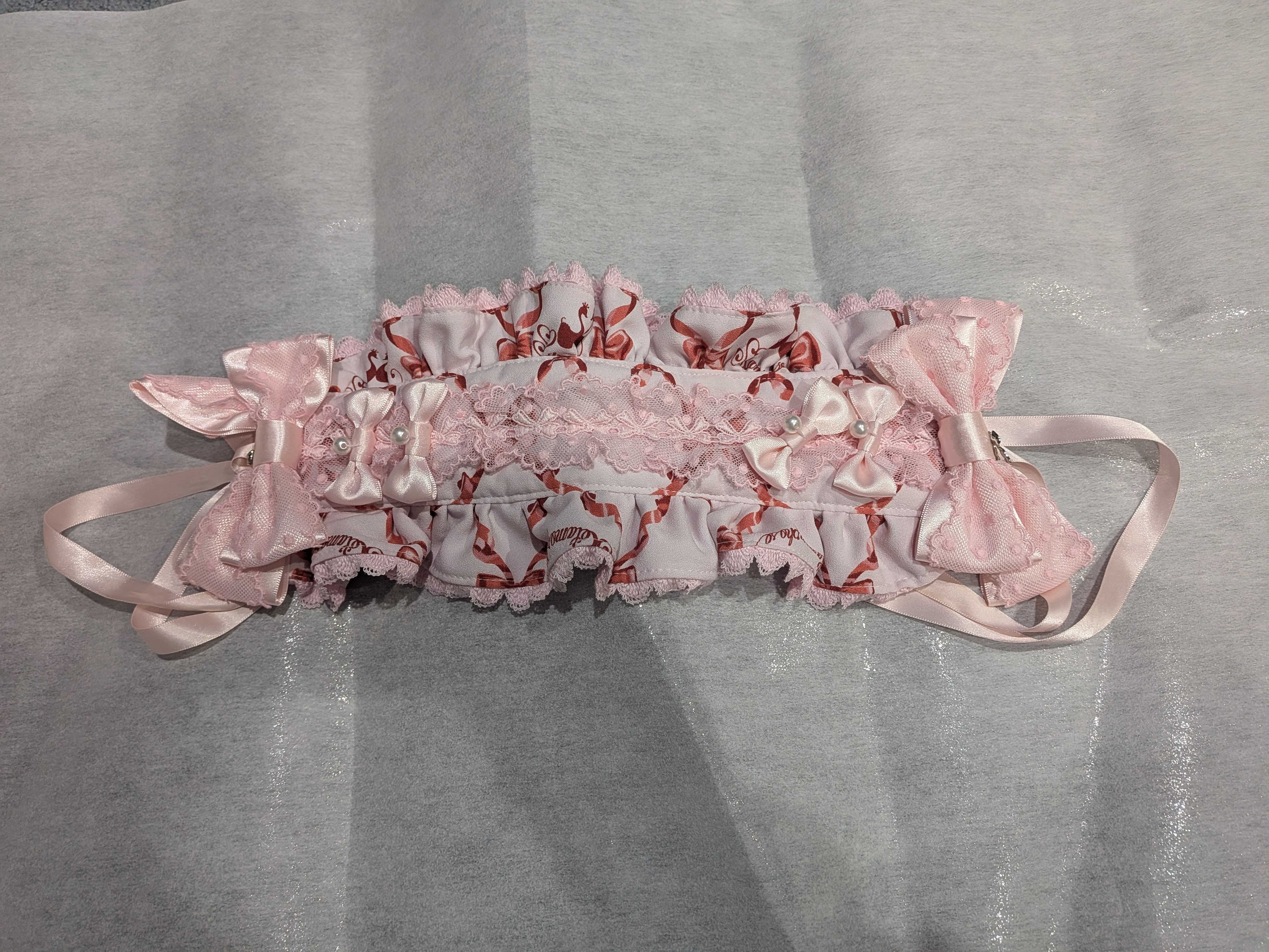 Metamorphose Dressy Ribbon JSK (Plus Size) in Pink with headdress ...