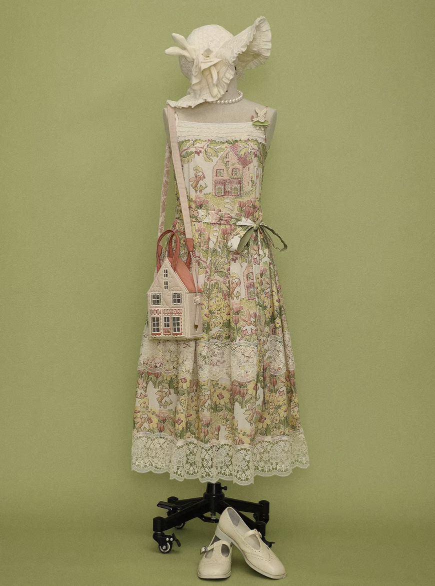 NWT Fantasy Store Blue Blue Bunny Tea House jsk - Jumperskirt - Lace ...