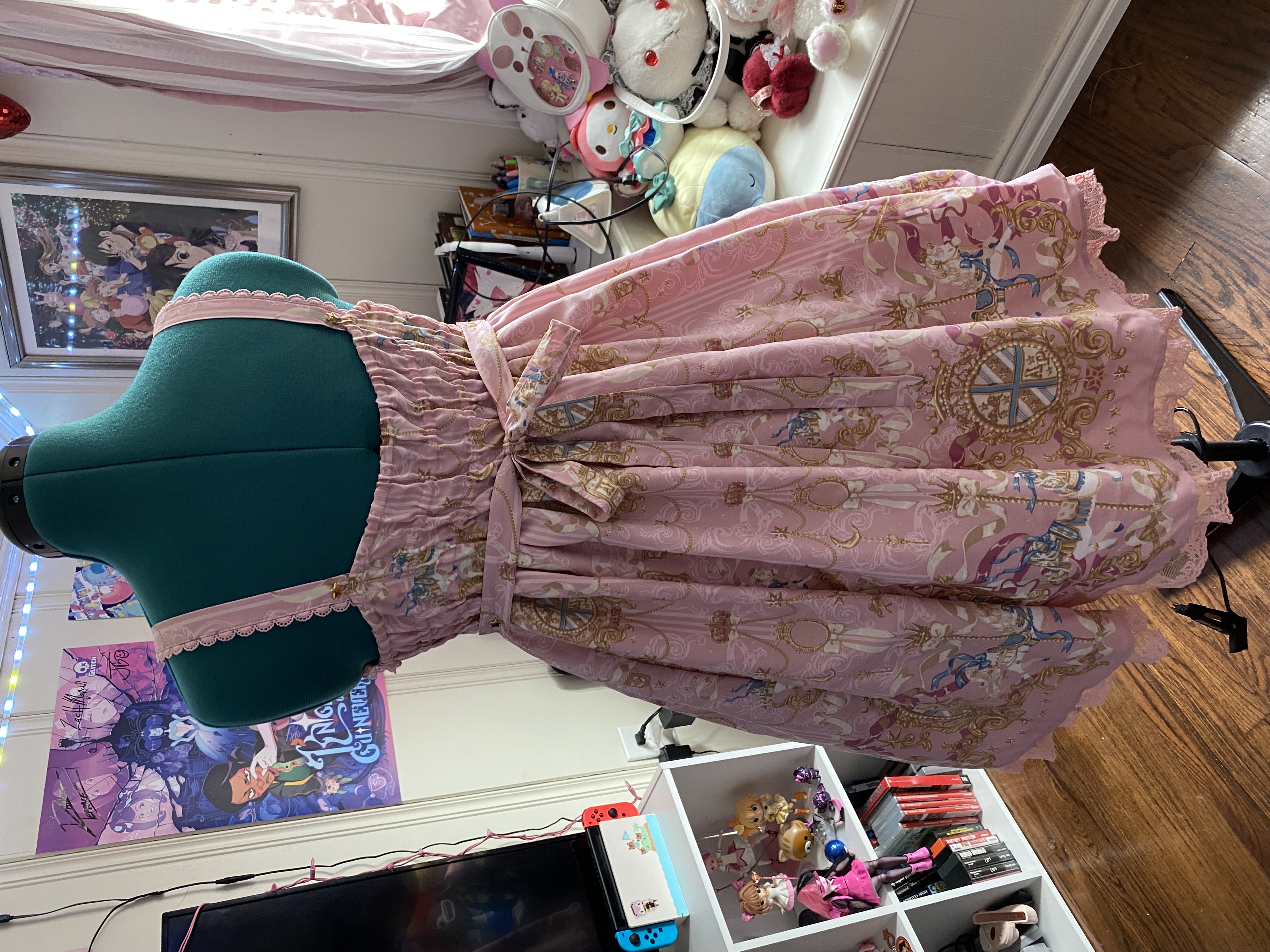 Angelic Pretty Elisabeth Unicorn High Waist JSK - Dresses - Lace Market ...