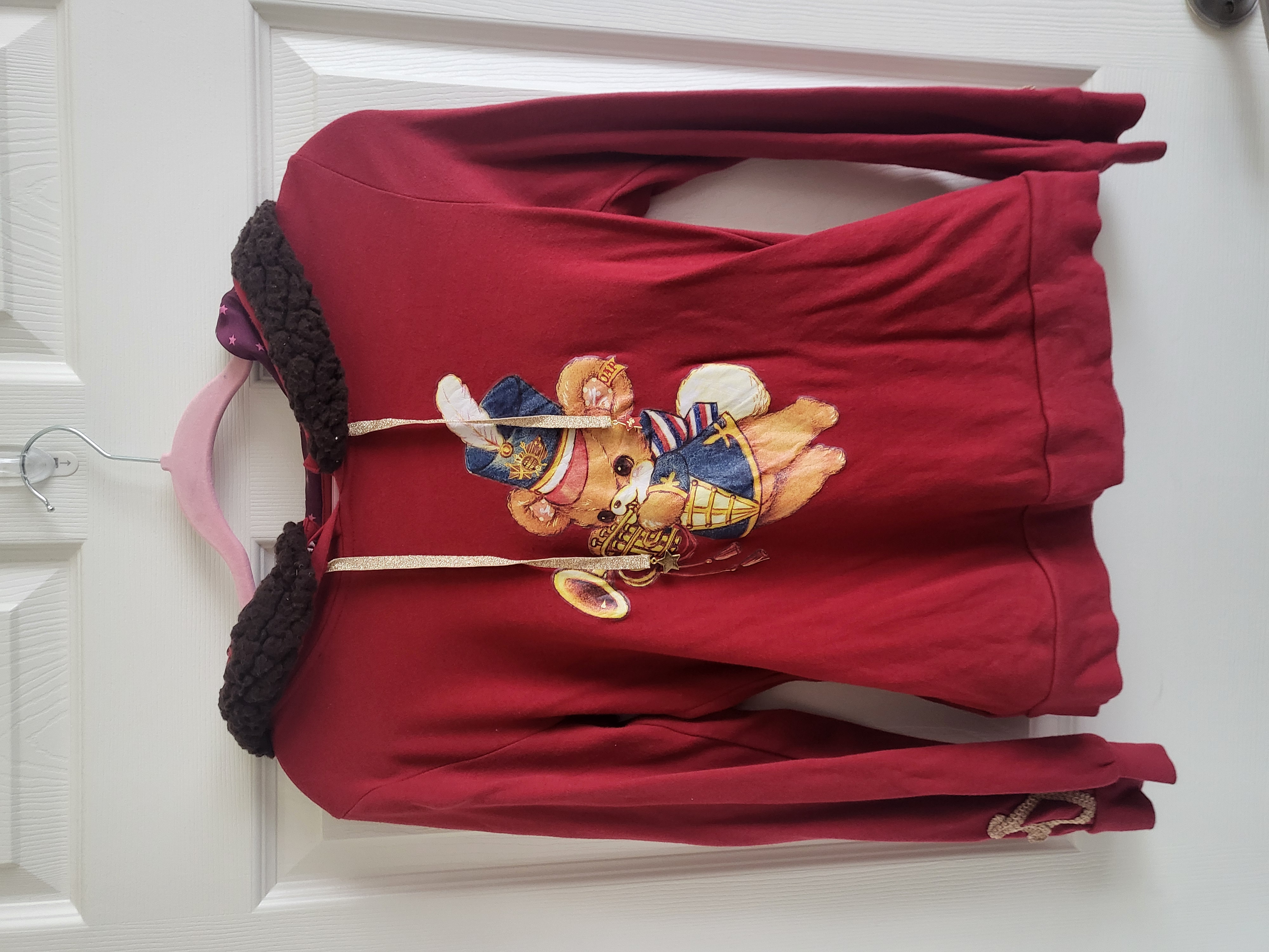 Angelic Pretty Toy March Shyness Parka Wine - Jacket/Parka - Lace ...