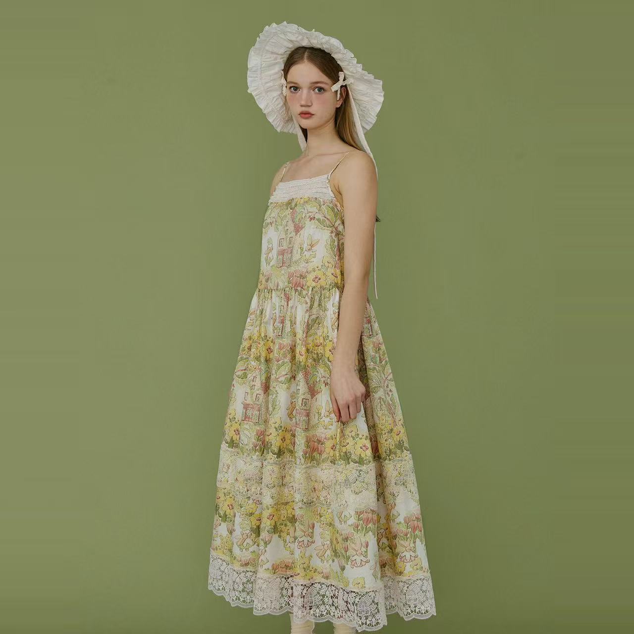 NWT Fantasy Store Blue Blue Bunny Tea House jsk - Jumperskirt - Lace ...