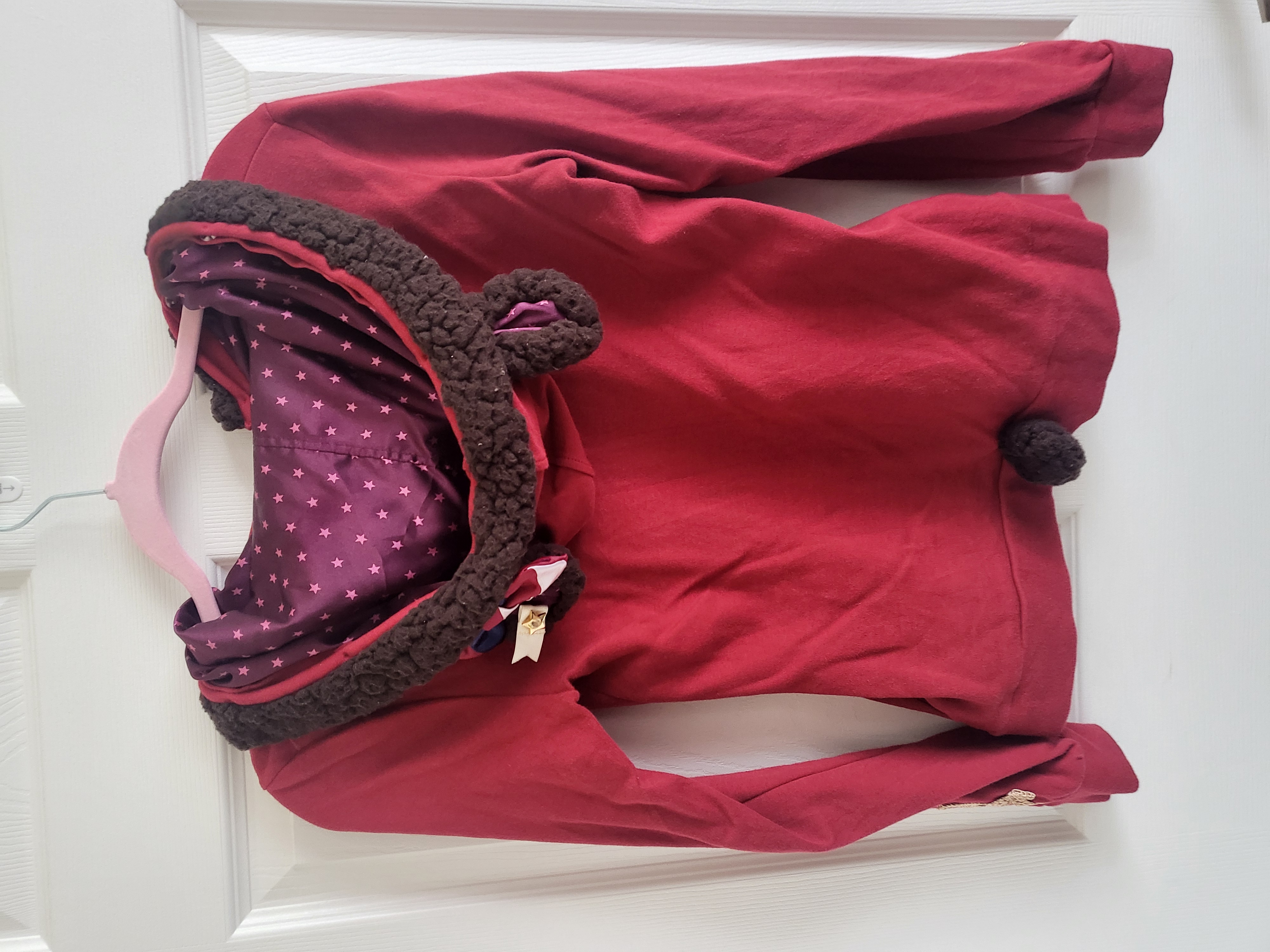 Angelic Pretty Toy March Shyness Parka Wine - Jacket/Parka - Lace ...