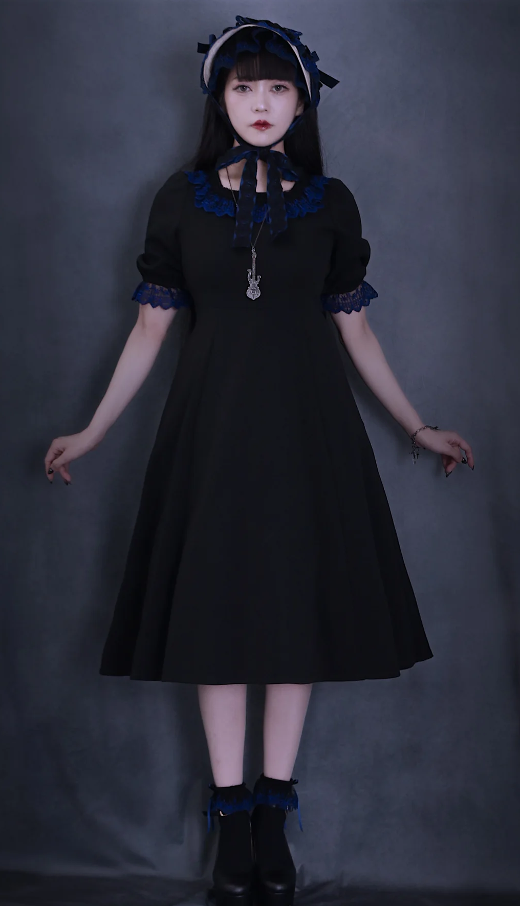 Moi-même-Moitié Cross Arch Catherine OP Black - One Piece - Lace Market ...