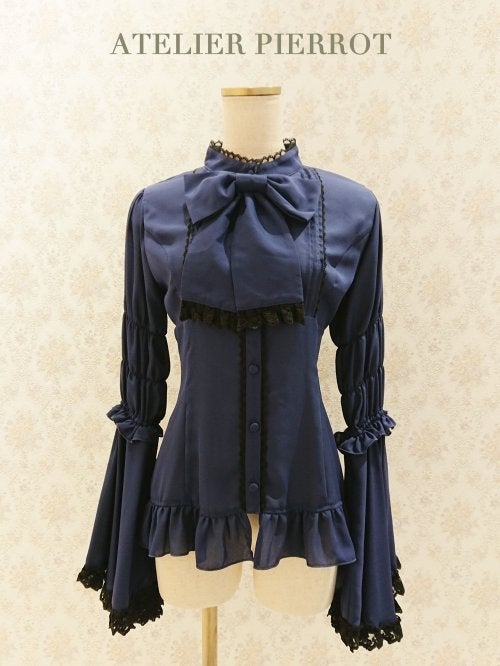 atelier pierrot navy blouse - Blouses - Lace Market: Lolita Fashion Sales