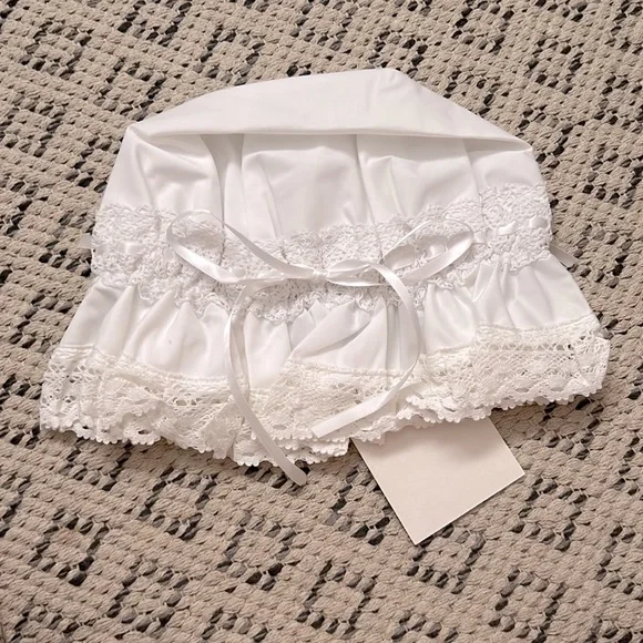 NWT Rococo Classic Lolita Bonnet White - Hair Accessories - Lace Market ...