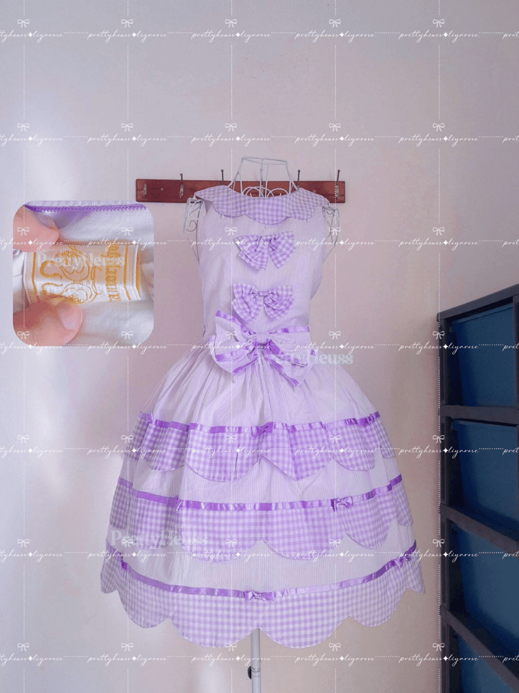 Metamorphose Temps de Fille Brand - 2009 Scallop JSK Dress in Purple ...