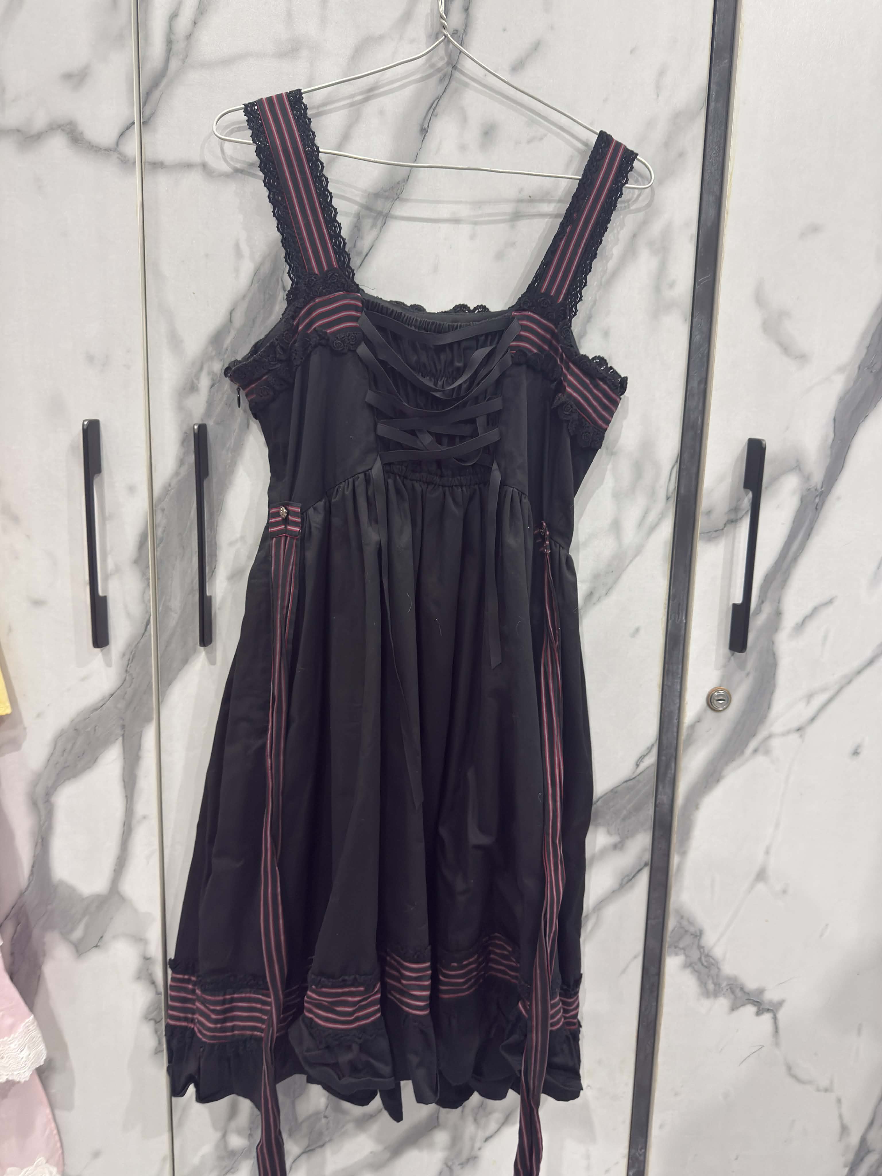 Closet Clearance - BBTSB Stripped Red JSK - Jumperskirt - Lace Market ...