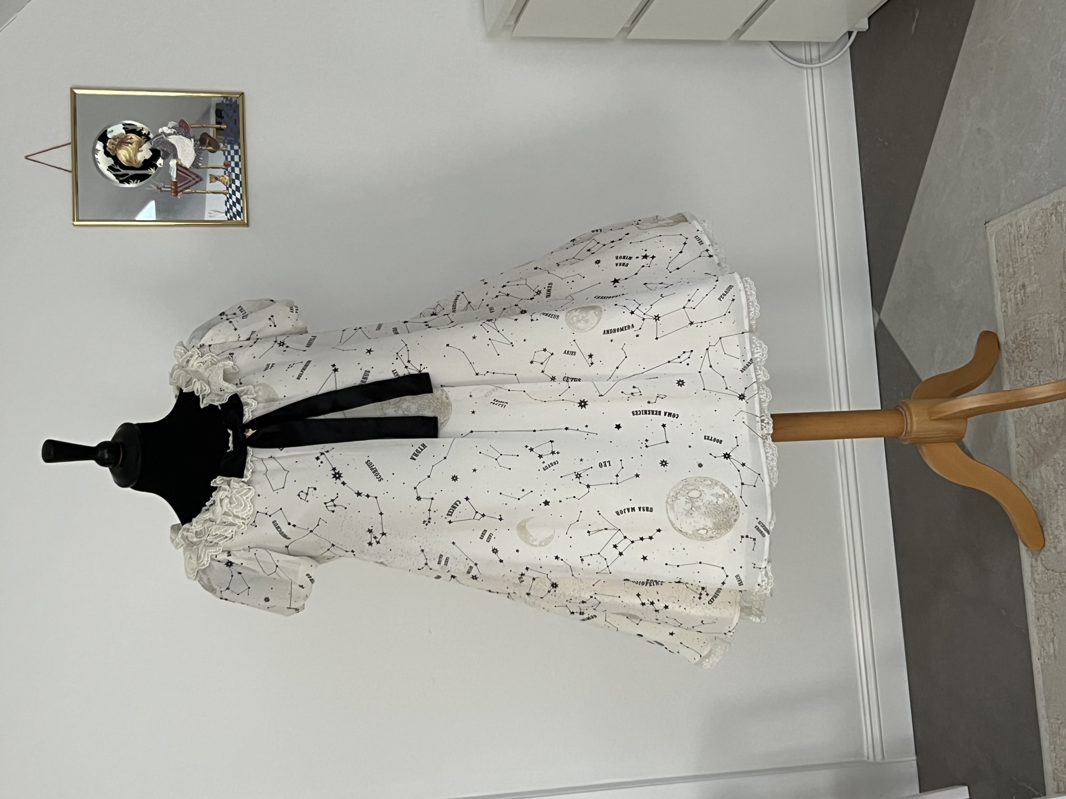Angelic Pretty Cosmic OP in offwhite x black PLUS size friendly - One ...