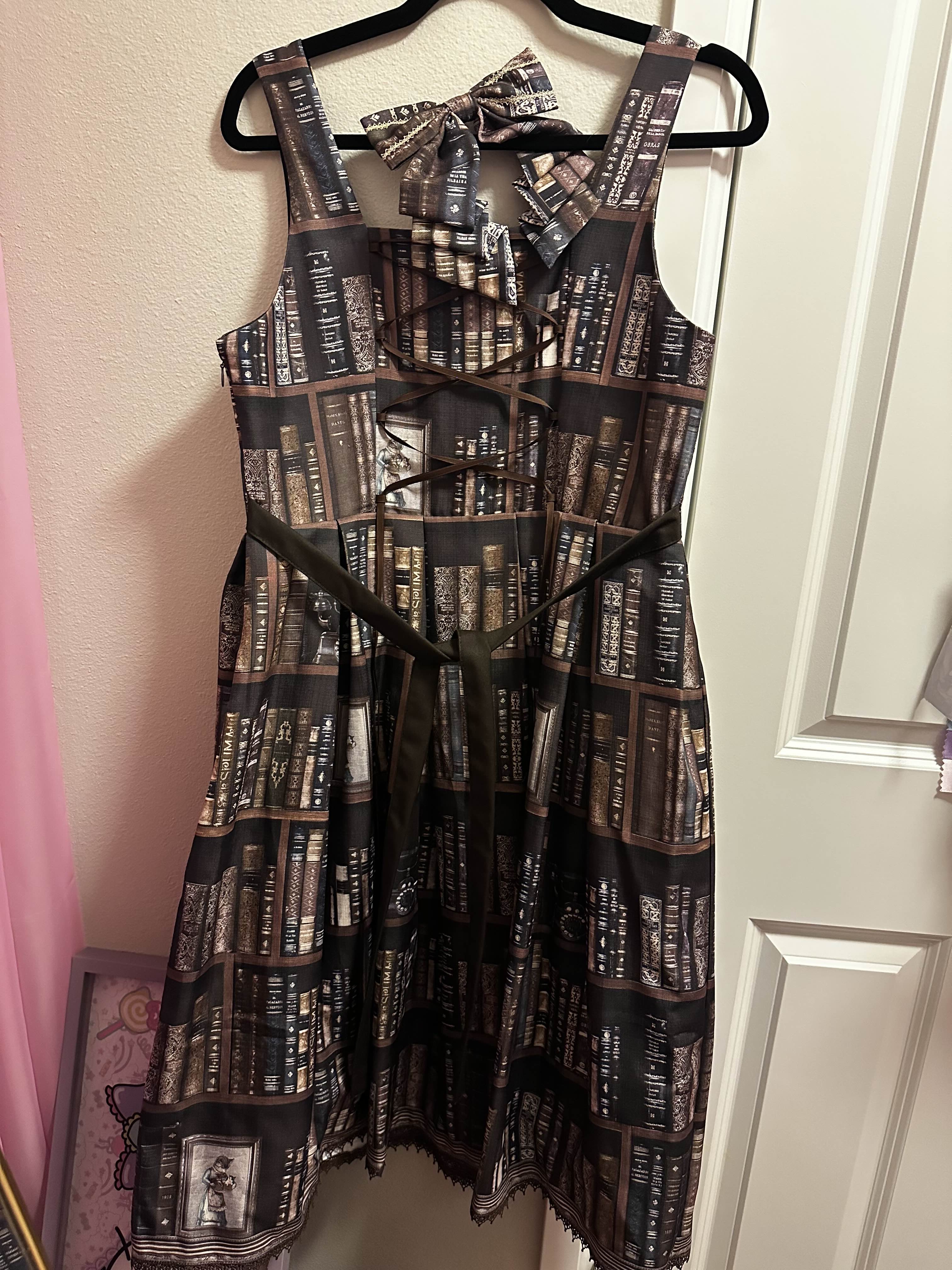 Kitty Bookshelf JSK and KC - Brown - Dresses - Lace Market: Lolita ...