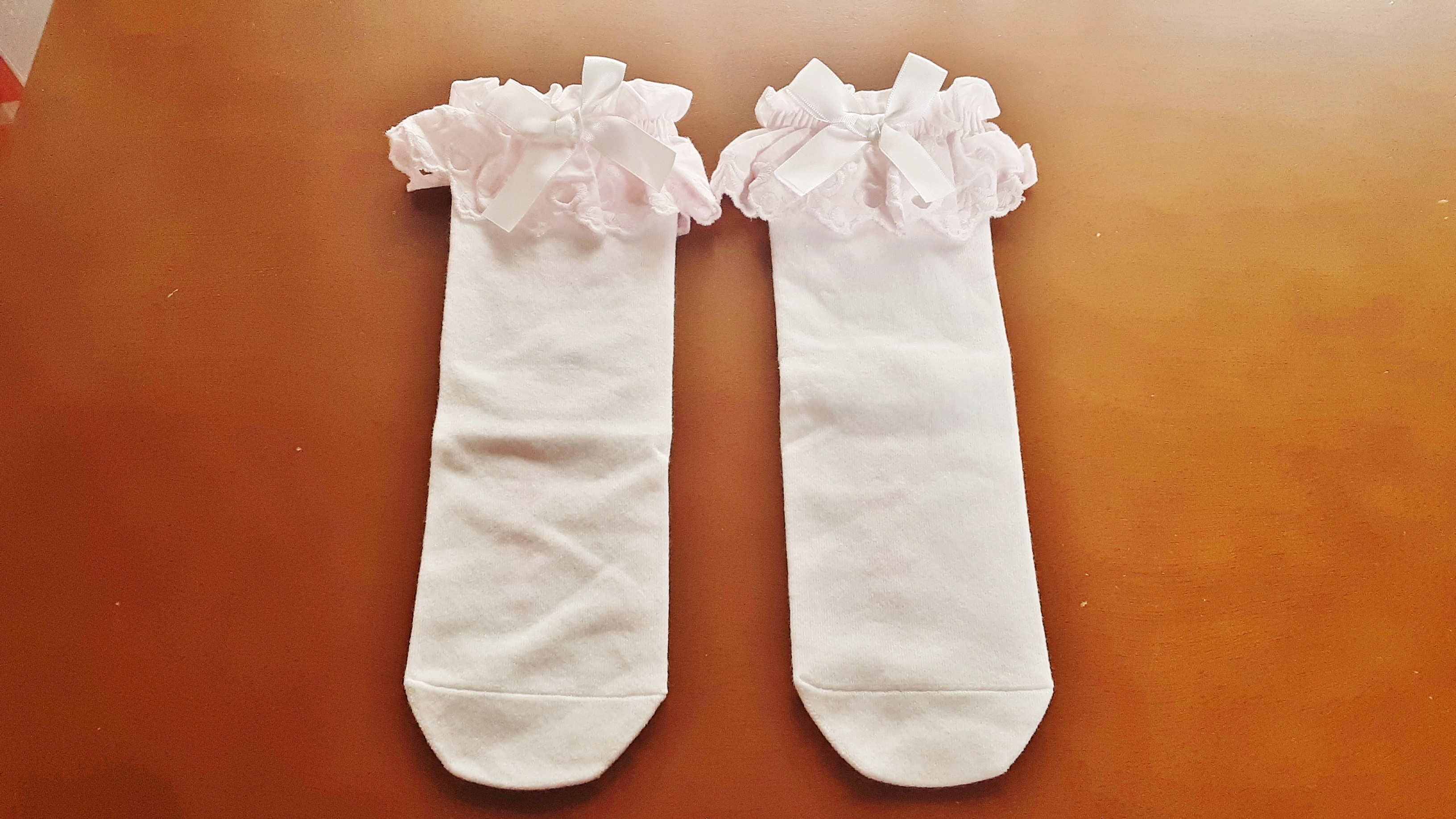 Roji Roji White (owh) and Pale Pink Cotton Lace Ankle Socks NWOT ...