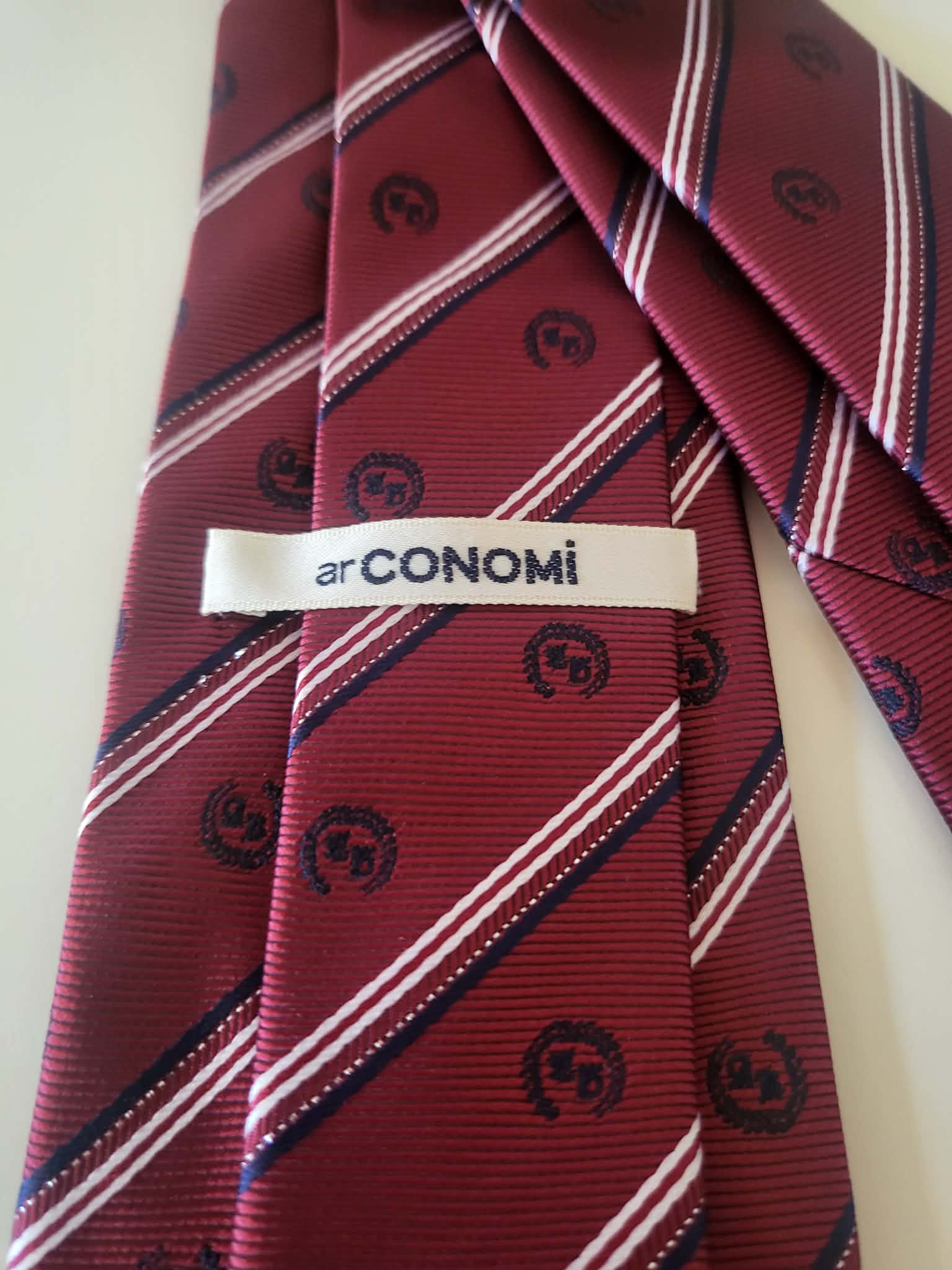 arConomi Uniform School Tie in red/white/black - Other Accessories ...