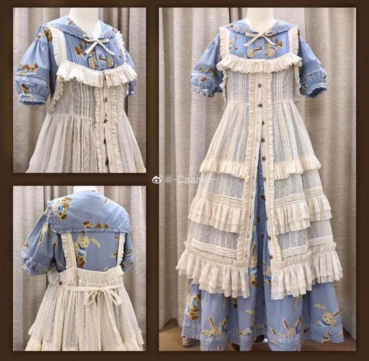 Indie Brand Apron/Over dress - Dresses - Lace Market: Lolita Fashion Sales