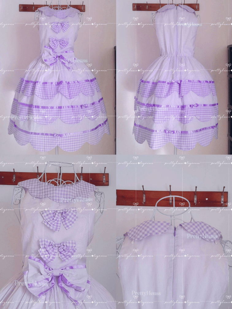 Metamorphose Temps de Fille Brand - 2009 Scallop JSK Dress in Purple ...