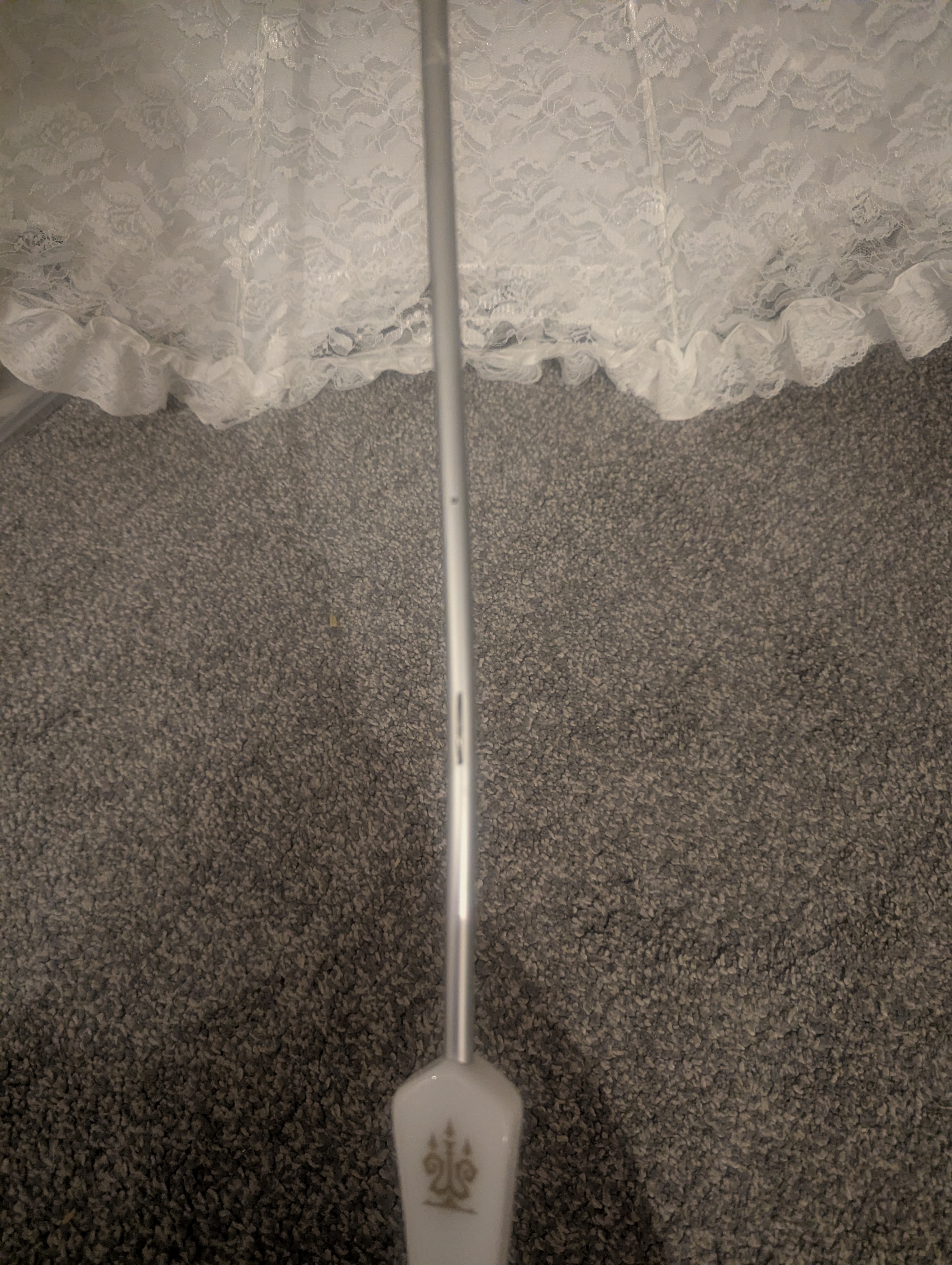 Moi Meme Moitie Rose Croix Pagoda Parasol White - Umbrellas and ...