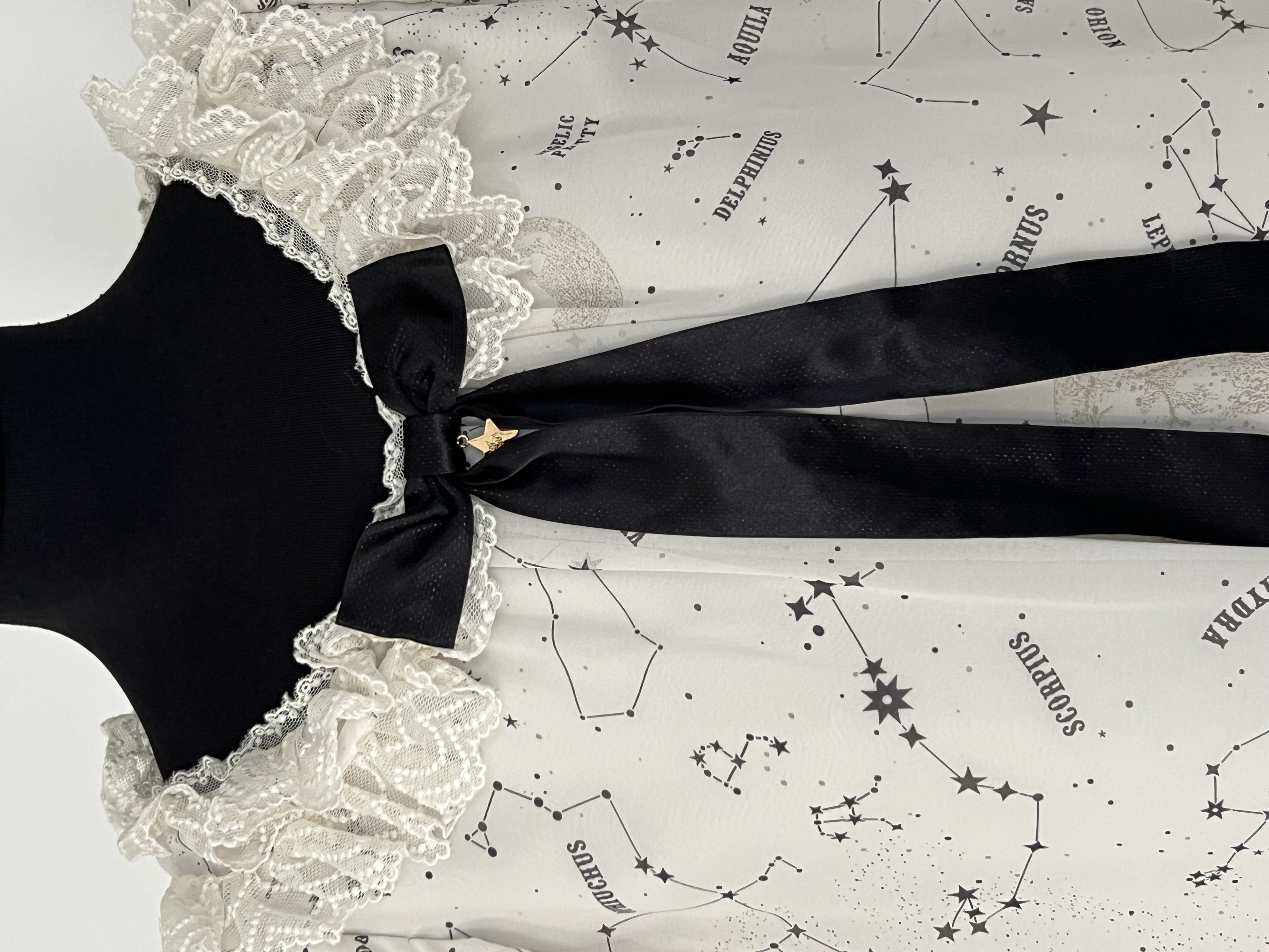 Angelic Pretty Cosmic OP in offwhite x black PLUS size friendly - One ...