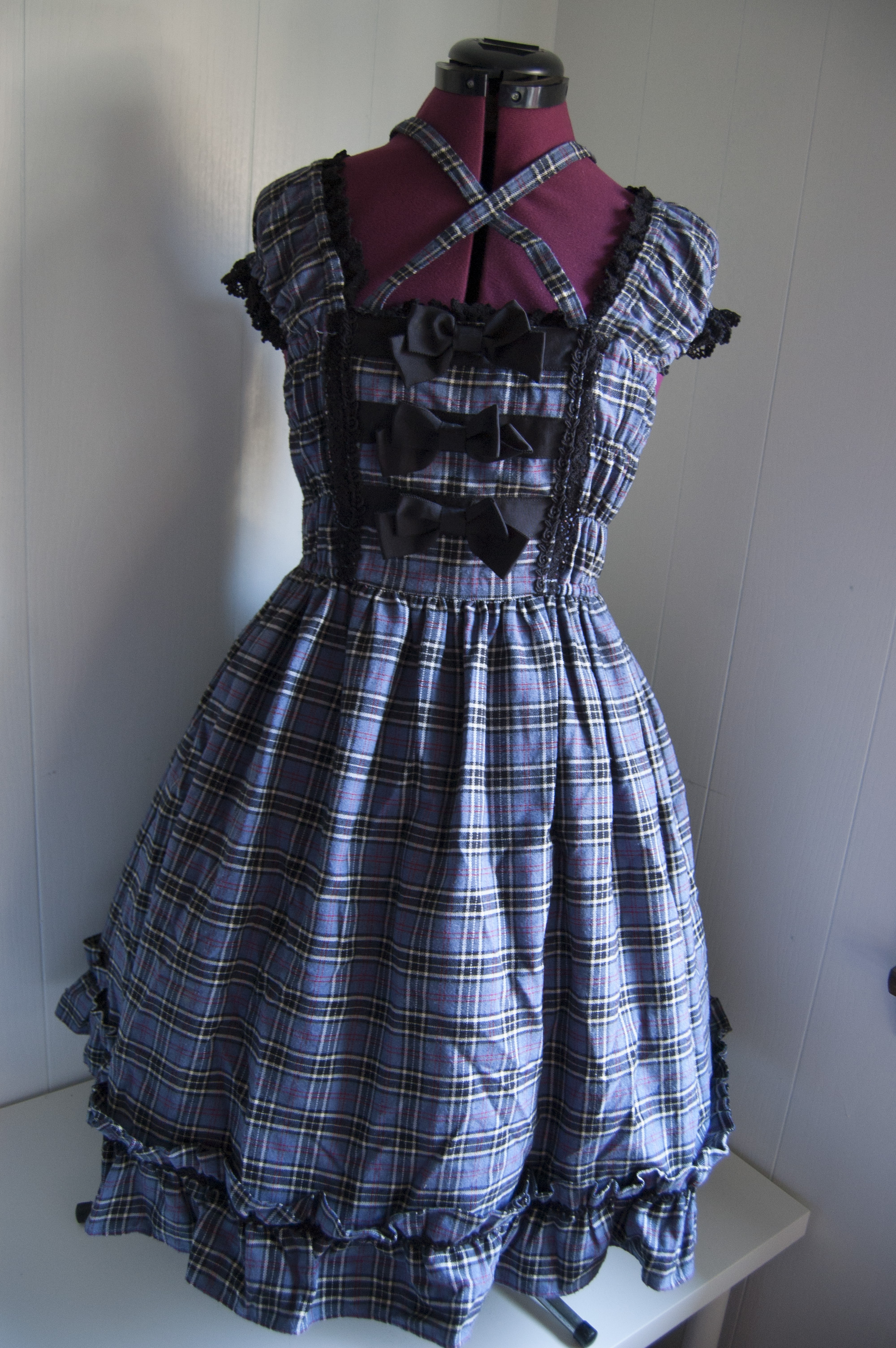 BTSSB Tartan OP - Dresses - Lace Market: Lolita Fashion Sales