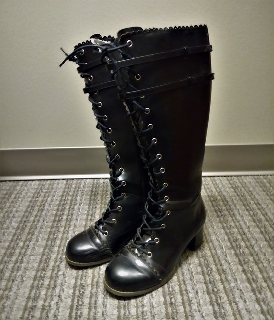 Bodyline Black Fake Leather Boots (RELISTED) - Shoes - Lace Market ...