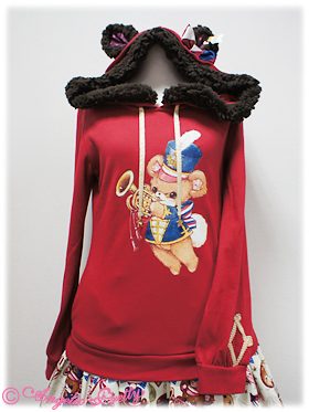 Angelic Pretty Toy March Shyness Parka Wine - Jacket/Parka - Lace ...