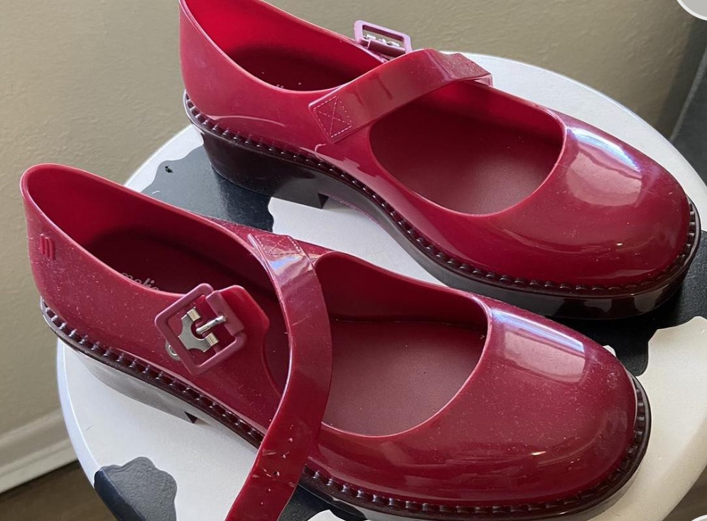 Melissa Red Mary Janes - Size 8 - Shoes - Lace Market: Lolita Fashion Sales