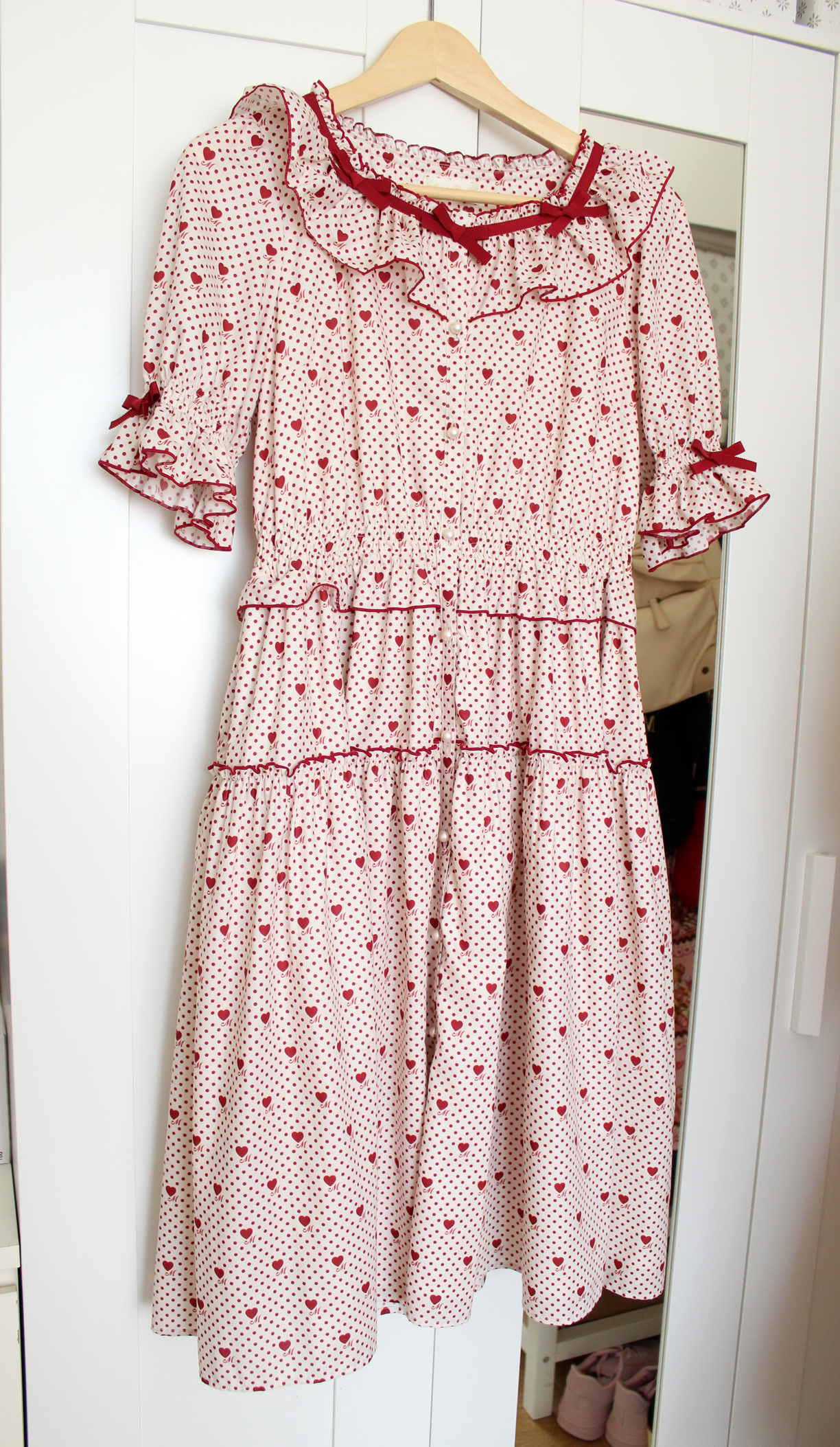 Melody BasKet Little Dot Heart OP - One Piece - Lace Market: Lolita ...