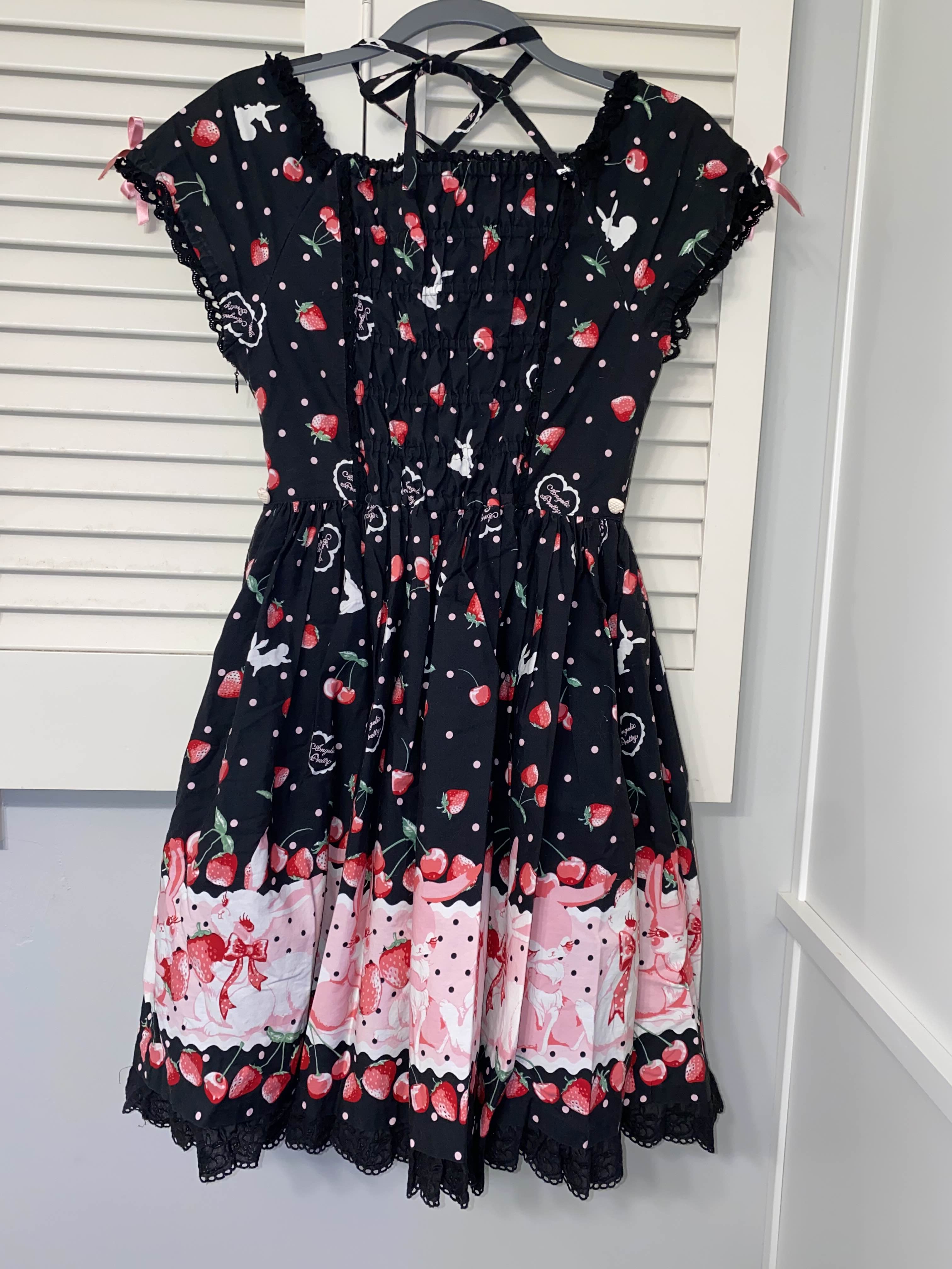 Angelic Pretty: Cherry Berry Bunny OP 2009 - One Piece - Lace Market ...