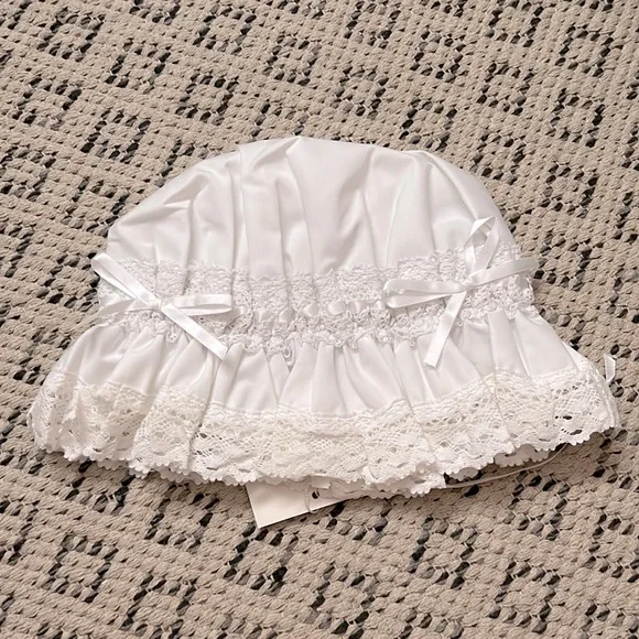 NWT Rococo Classic Lolita Bonnet White - Hair Accessories - Lace Market ...