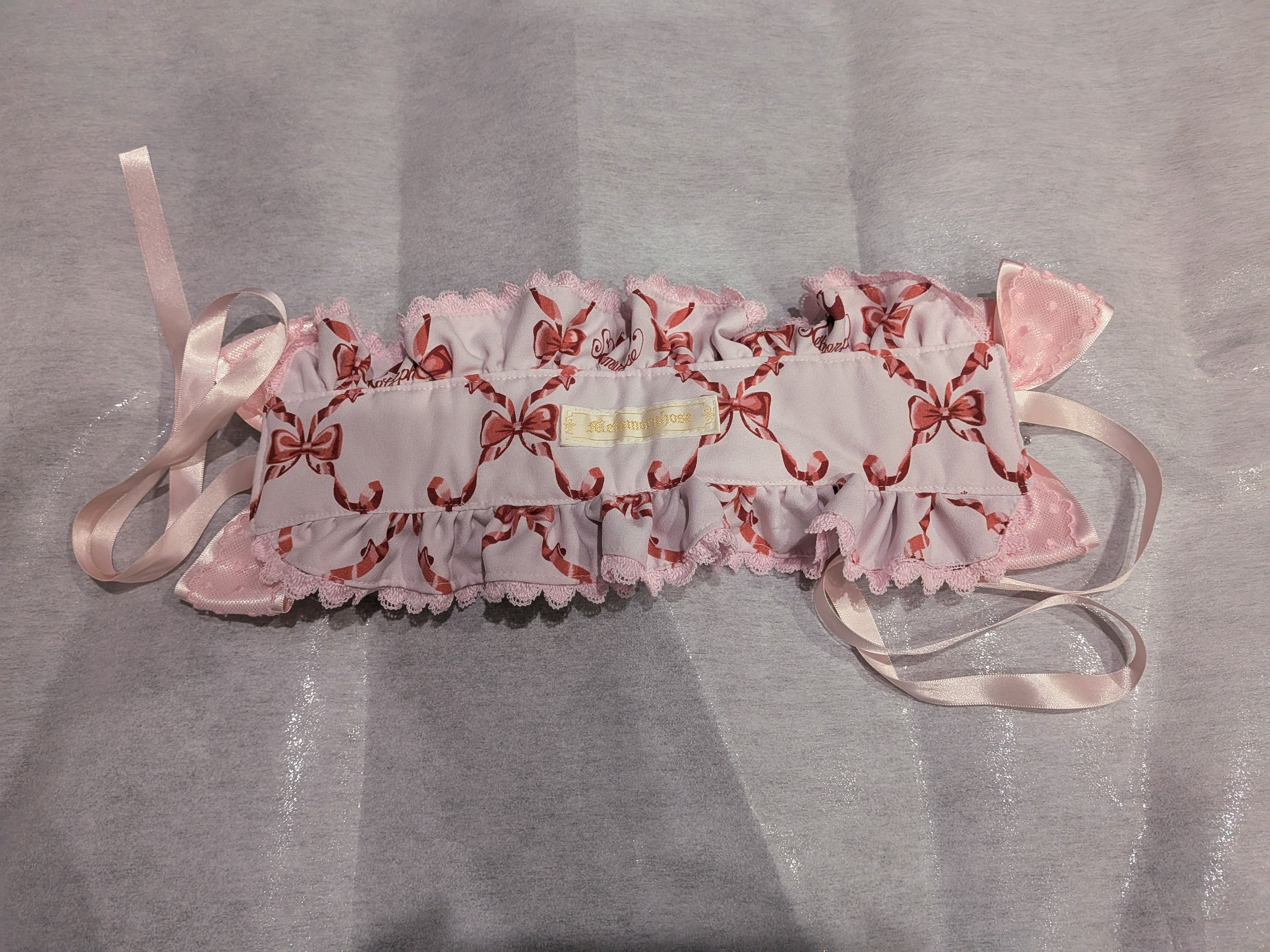 Metamorphose Dressy Ribbon JSK (Plus Size) in Pink with headdress ...