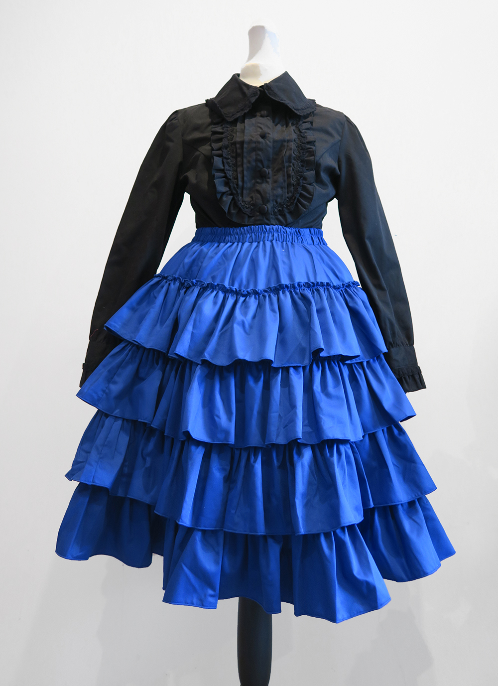 Blue Ruffled Skirt from Bodyline - Skirts - Lace Market: Lolita Fashion ...